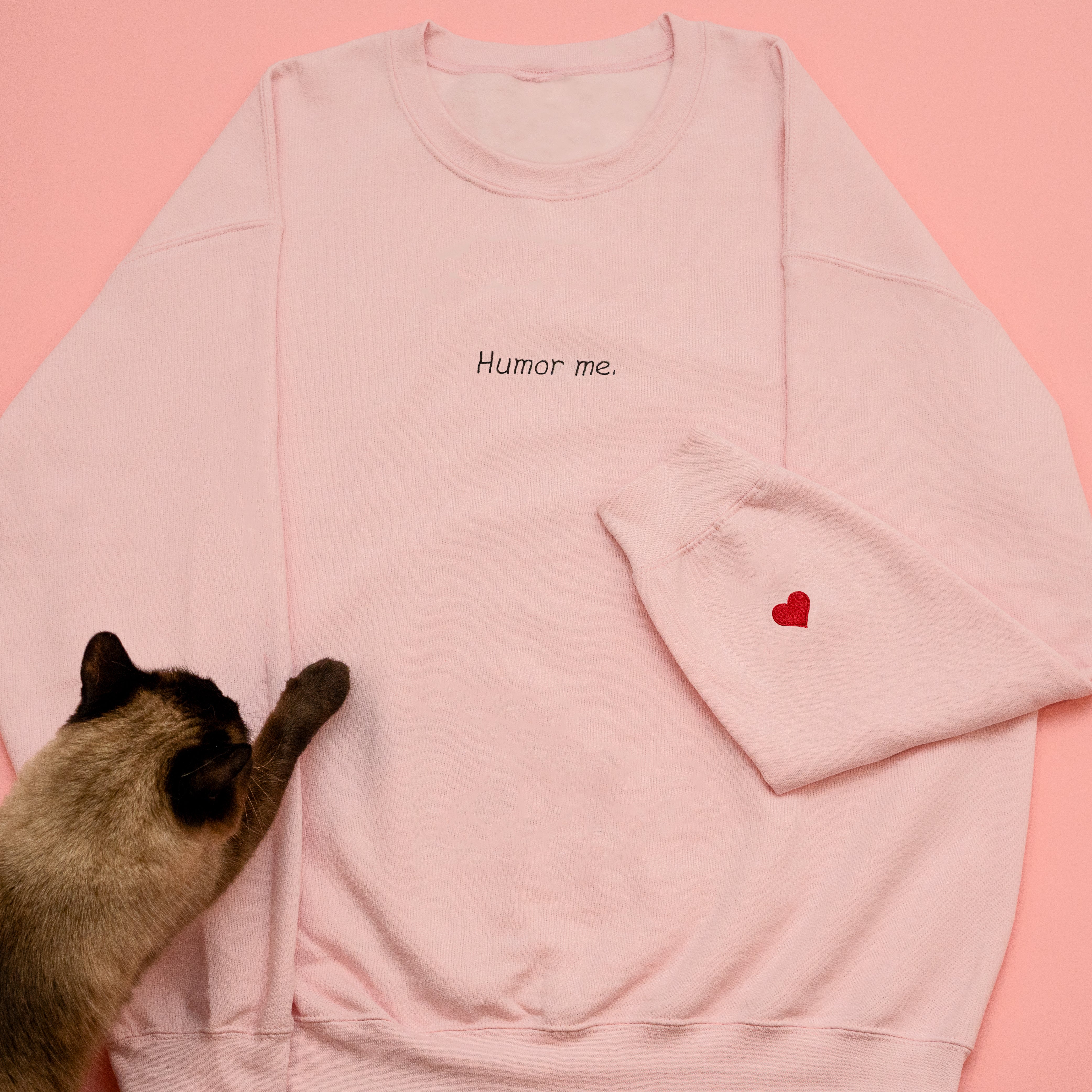 Humor me.- pullover - *limited* – Bap Studios